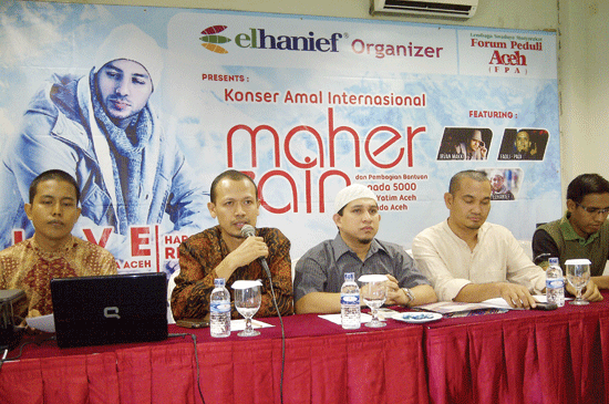 5 Ribu Tiket Konser Maher Zain di Aceh Habis Terjual – Seputaraceh